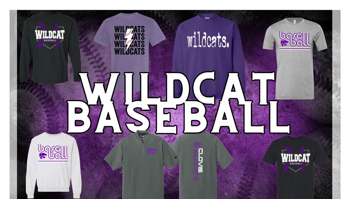Clovis Wildcat Baseball – Branded Screen Printing & Embroidery