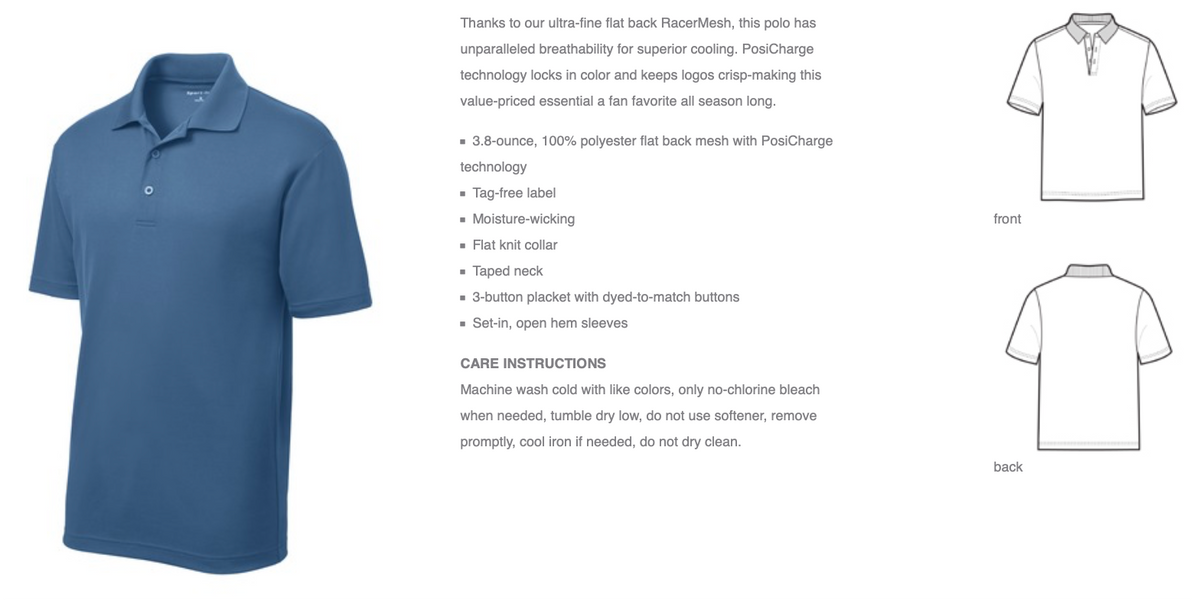 Mens Polo – Branded Screen Printing & Embroidery
