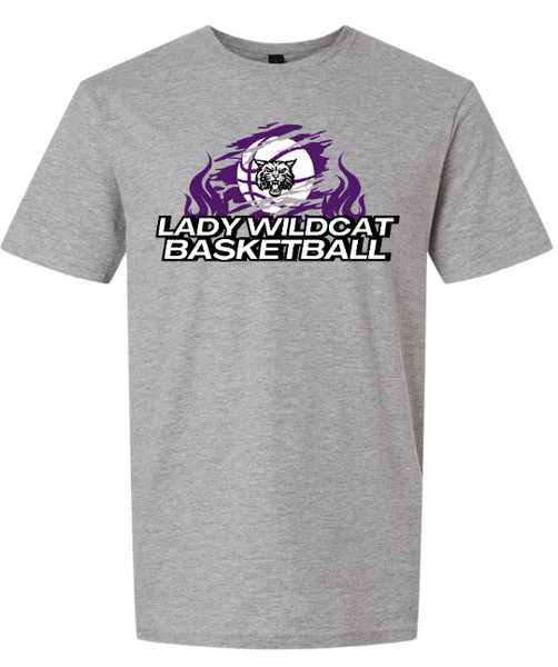Lady Wildcat Basketball Flames – Branded Screen Printing & Embroidery